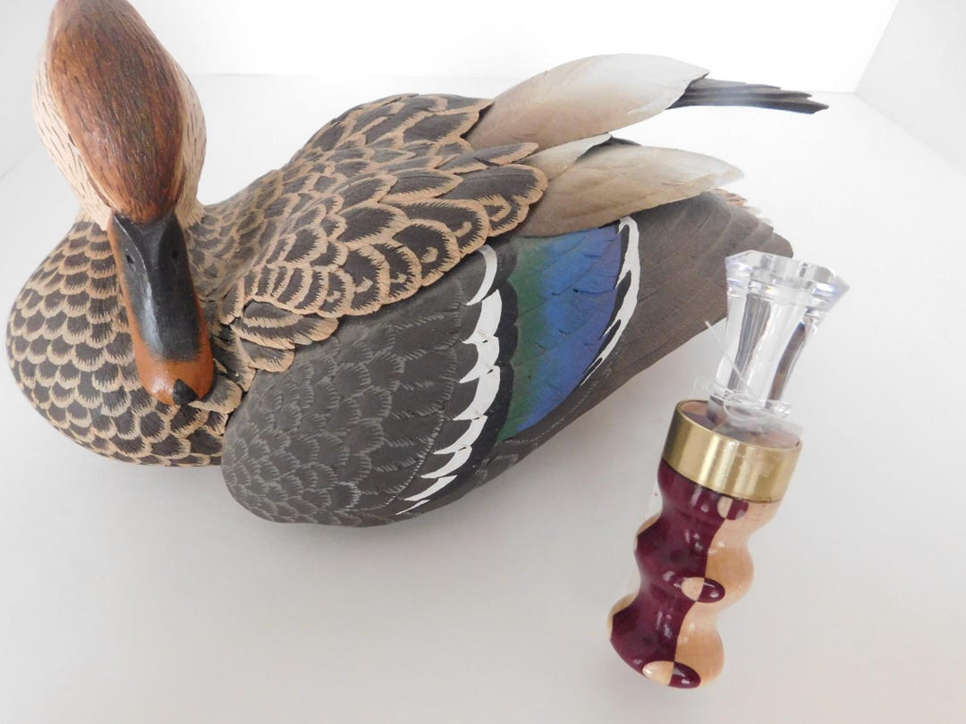 Handcrafted Segmented Curly Maple and Purpleheart Wooden Double Reed ...