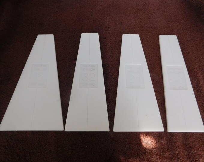 4 Segmented Angle Wedge Wedgies Jig Templates for Segmented Rings. - Etsy