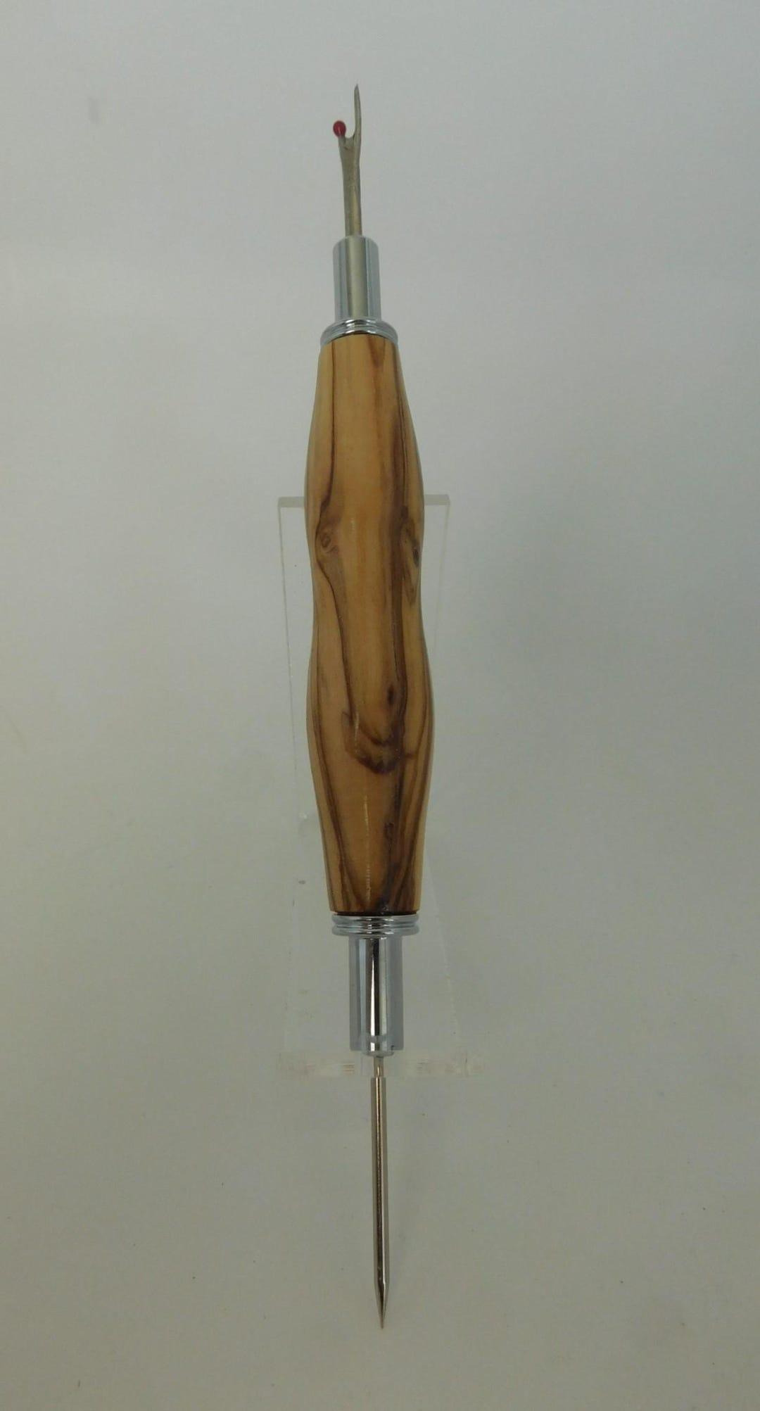 Handcrafted Olive Wood Seam Ripper With Stiletto - Etsy