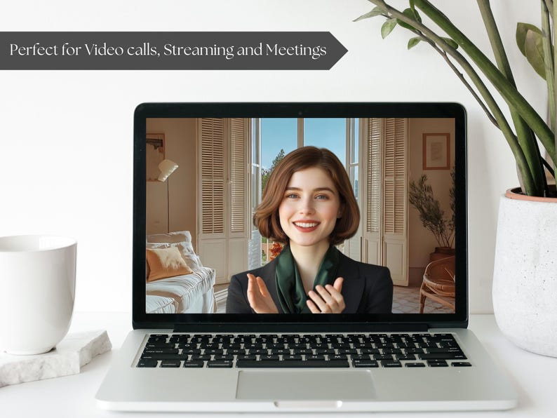 French Apartment Zoom Background: Stylish Virtual Meeting Backdrop - Etsy