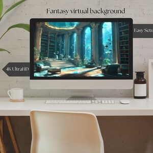 Underwater Palace Zoom Background | Fun & Immersive Virtual Backdrop ...