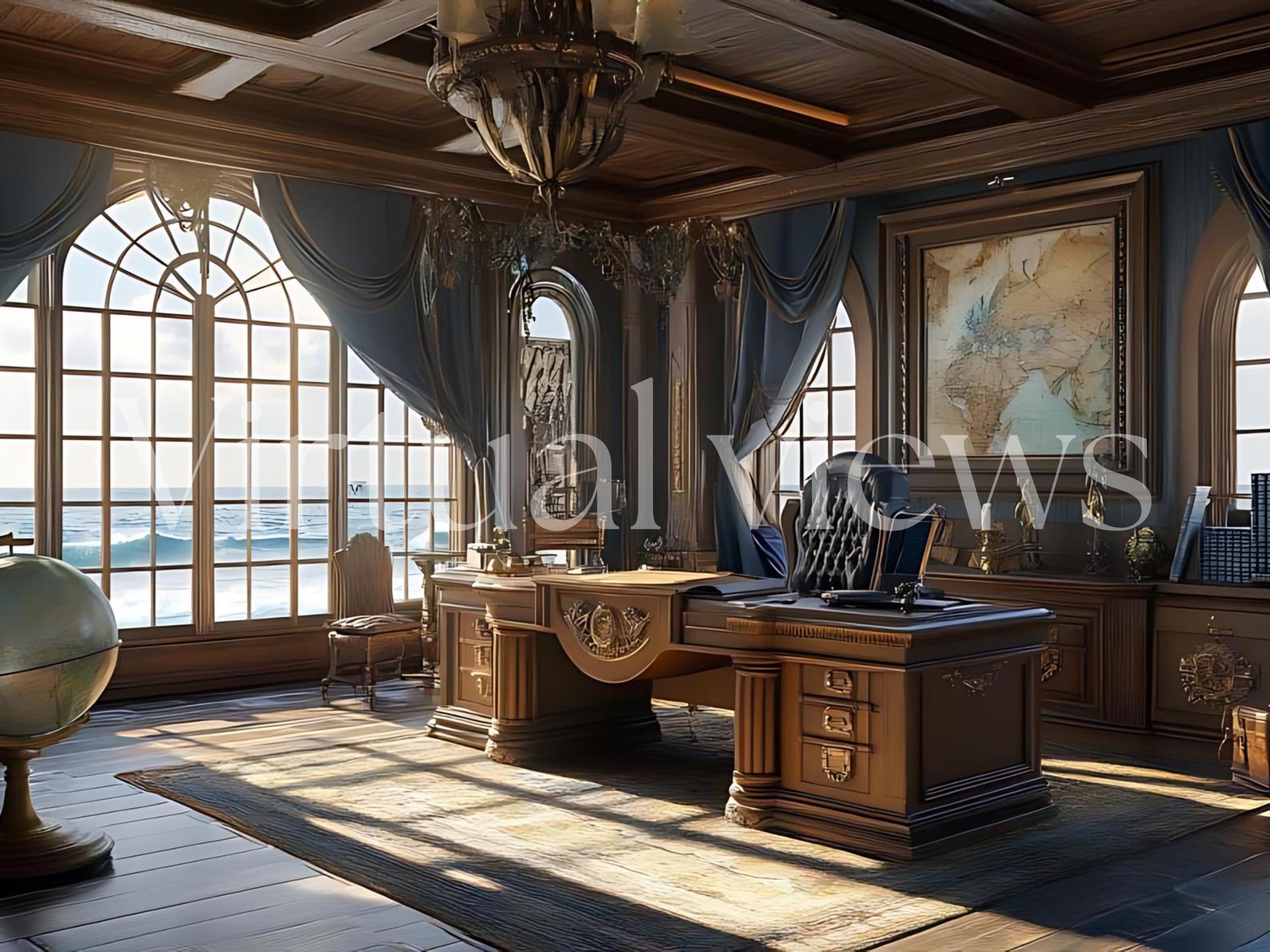 Pirate Ship Zoom Background | Adventure-filled Virtual Backdrop for ...