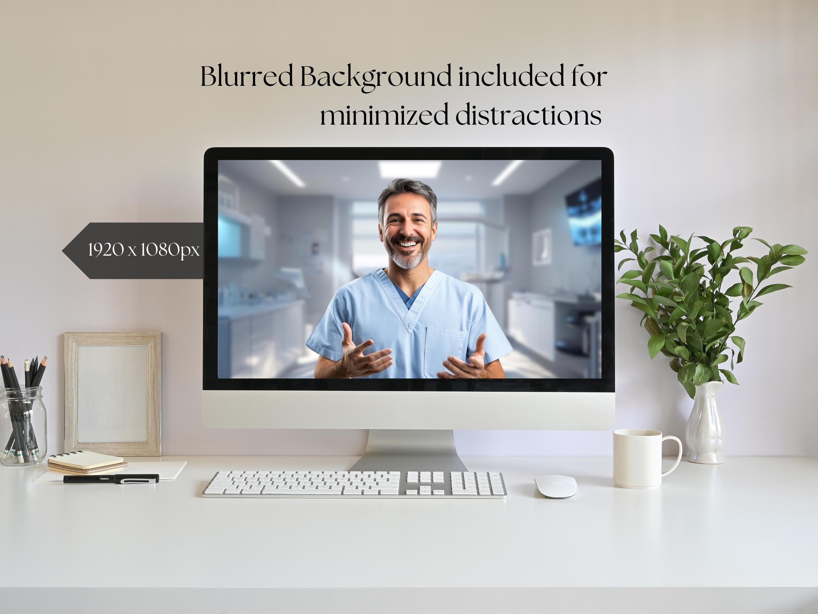 Dental Surgery Zoom Background for Professional Video Calls - Ideal for ...