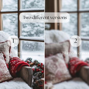 Snowy Cabin Virtual Background: Cozy Winter Holiday Scene (digital ...