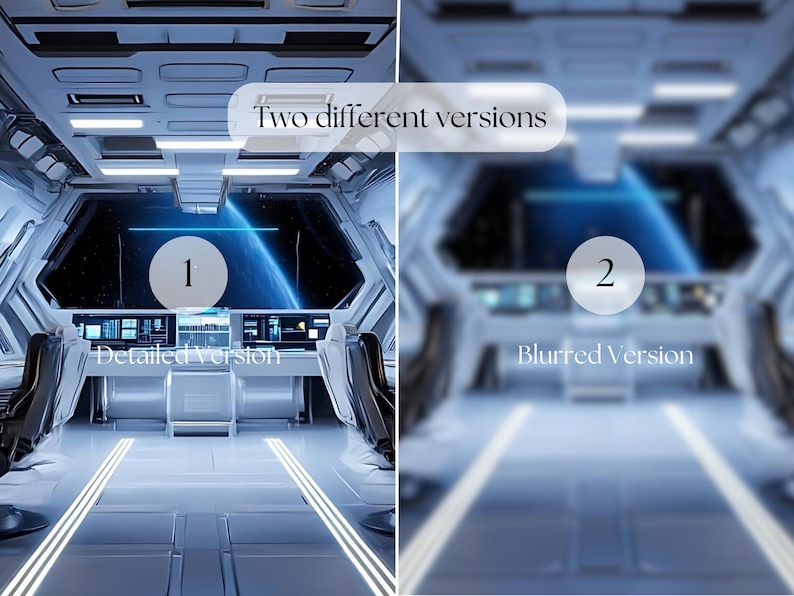 Spaceship Zoom Background - Virtual Office Backdrop for Teams, Google ...