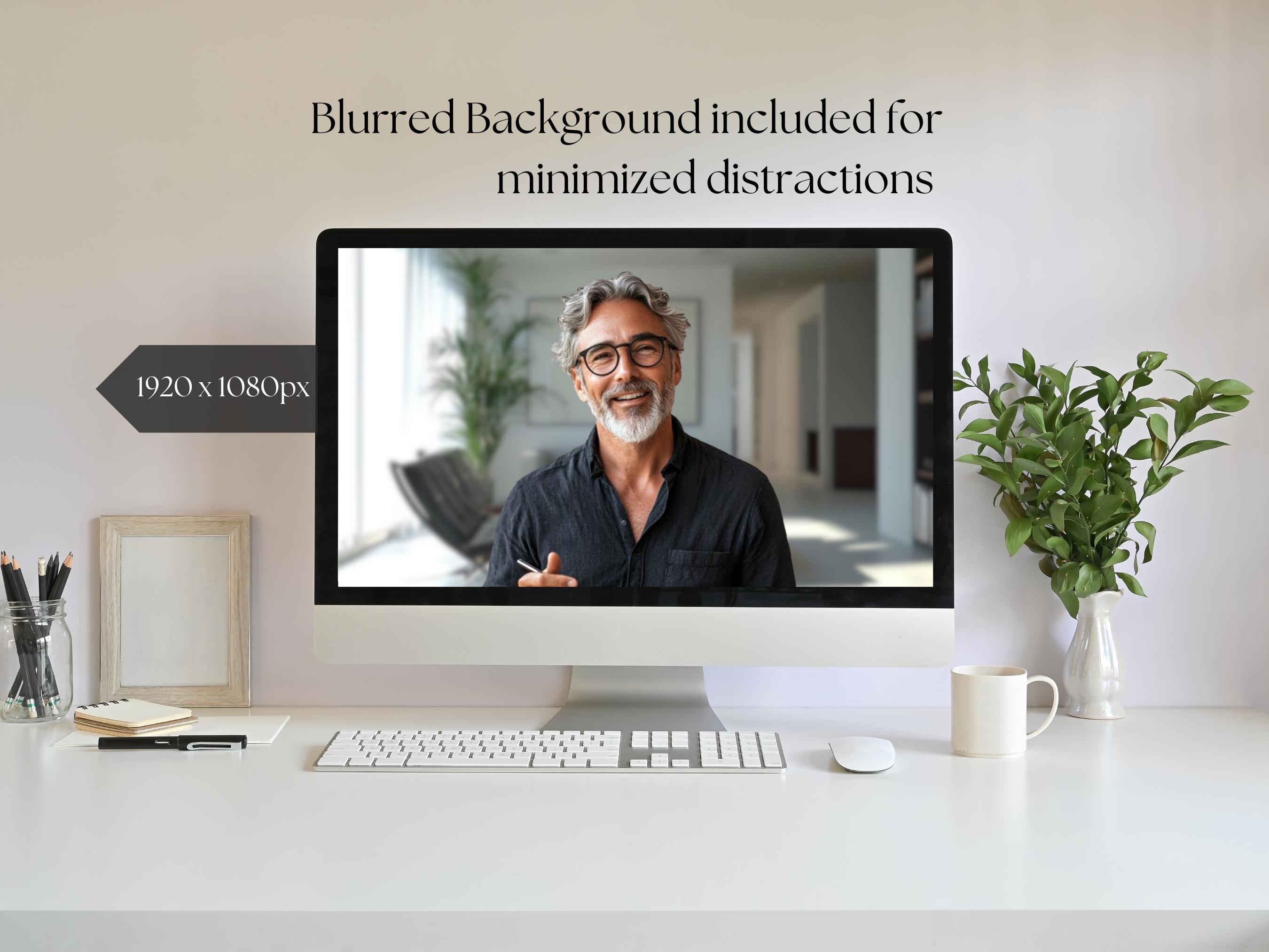 Sleek Modern Office Virtual Background for Zoom/teams/google Meet ...