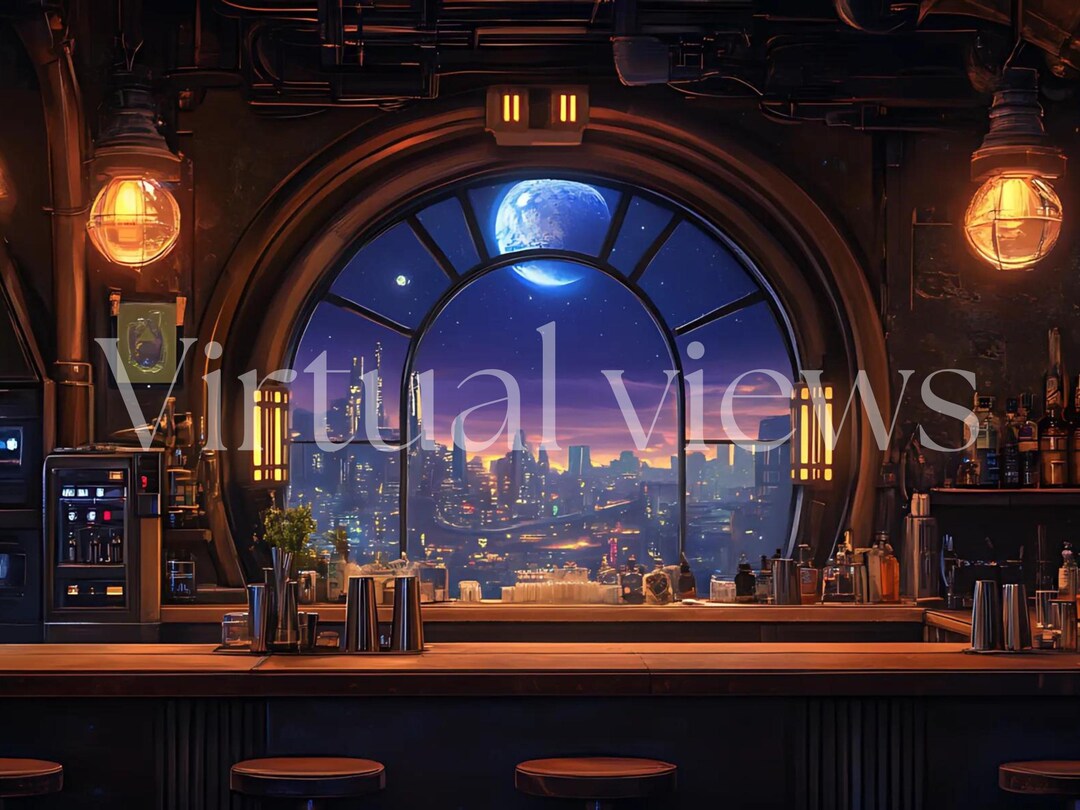 Intergalactic Bar Zoom Background - Perfect for Zoom, Teams, Google ...