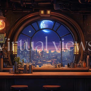 Intergalactic Bar Zoom Background - Perfect for Zoom, Teams, Google ...