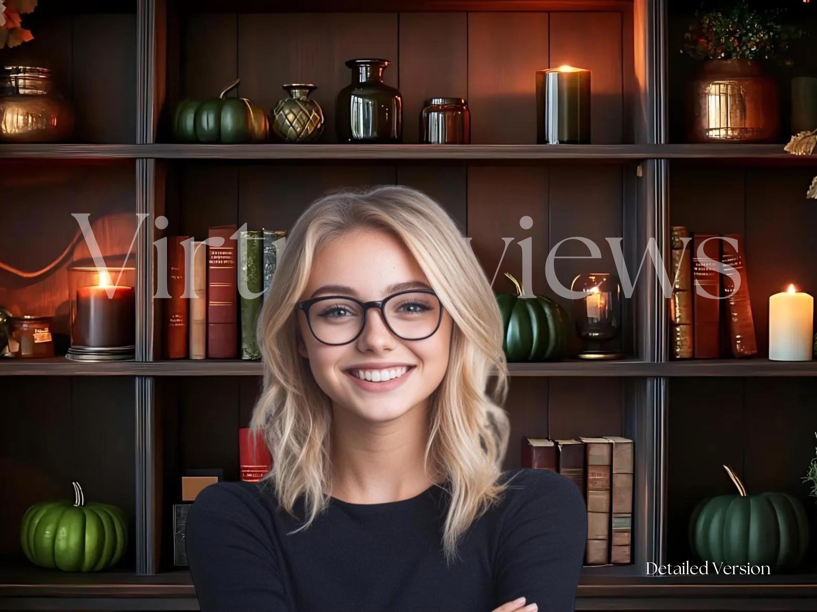 Cozy Fall Virtual Background for Zoom, Teams, Skype – Warm, Fall ...