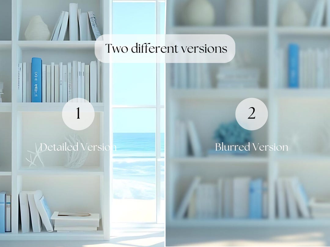 Ocean Zoom Background, Virtual Meeting Backdrop, Bright Coastal View ...