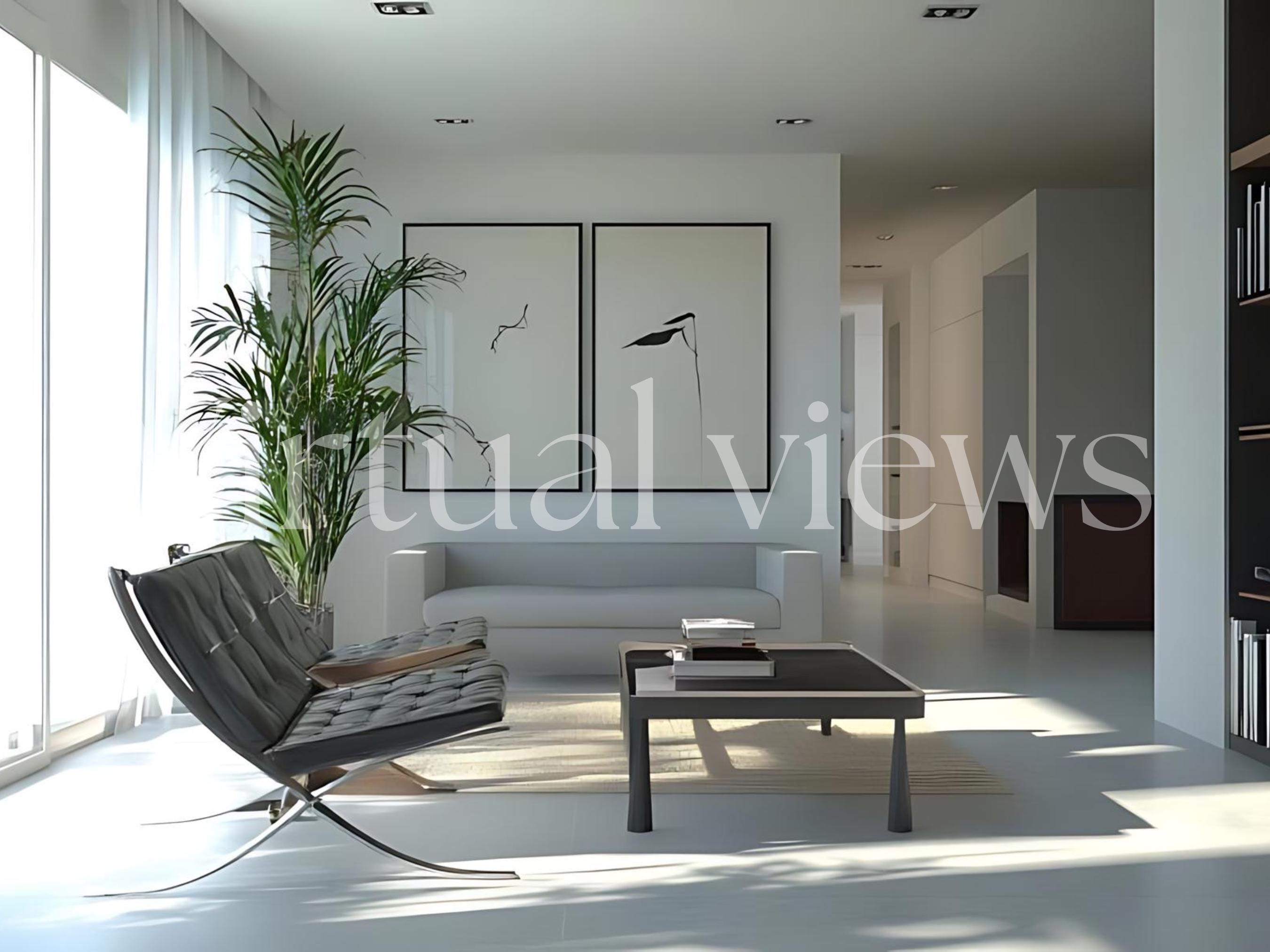Sleek Modern Office Virtual Background - Zoom, Teams, Meet - Etsy