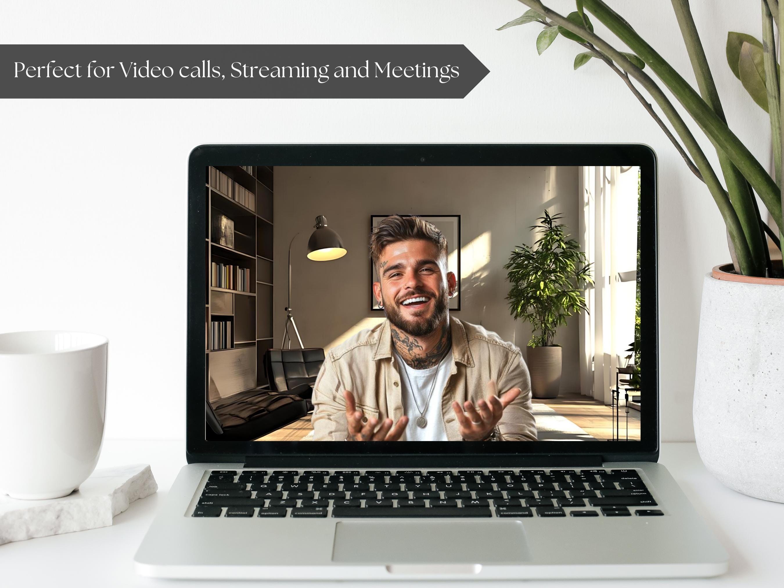 Industrial Loft Zoom Background - Professional Virtual Office for Zoom ...