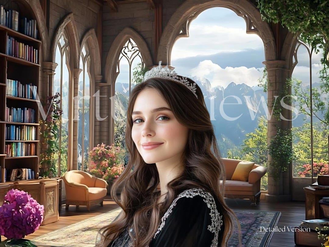 Castle Fantasy Zoom Background | Virtual Backdrop for Teams, Google ...