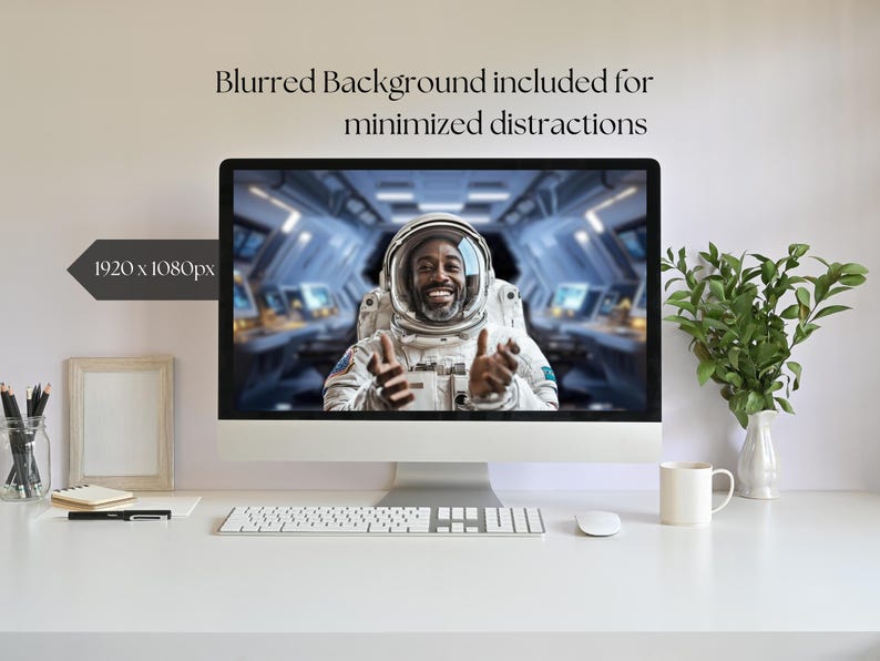 Spaceship Zoom Background - Virtual Office Backdrop for Teams, Google ...