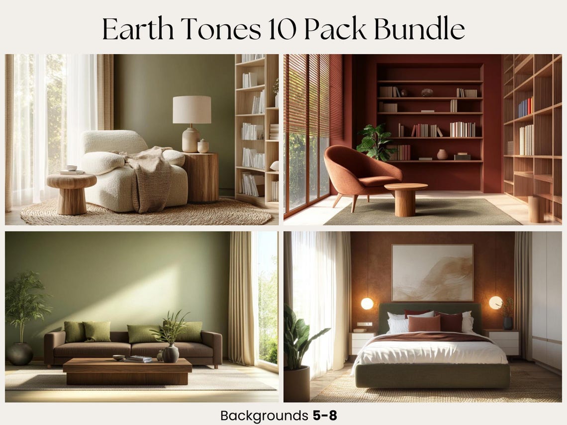 10 Earth-toned Virtual Backgrounds for Zoom, Teams, & Streaming ...