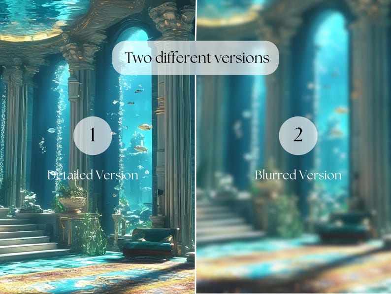 Underwater Palace Zoom Background | Fun & Immersive Virtual Backdrop ...