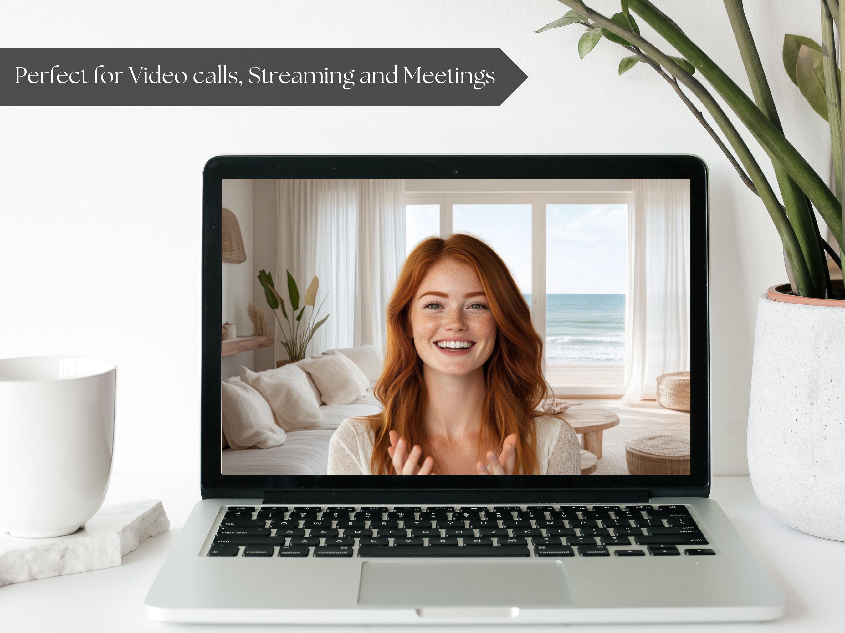 Coastal Zoom Background | Virtual Office Backdrop | Teams, Skype ...