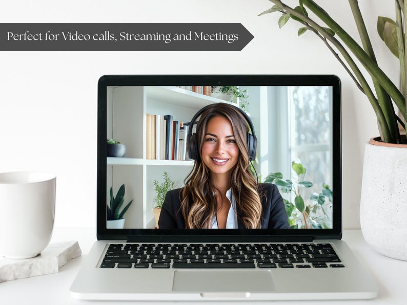 Modern Zoom Background, Teams Meeting Background, Professional Virtual ...