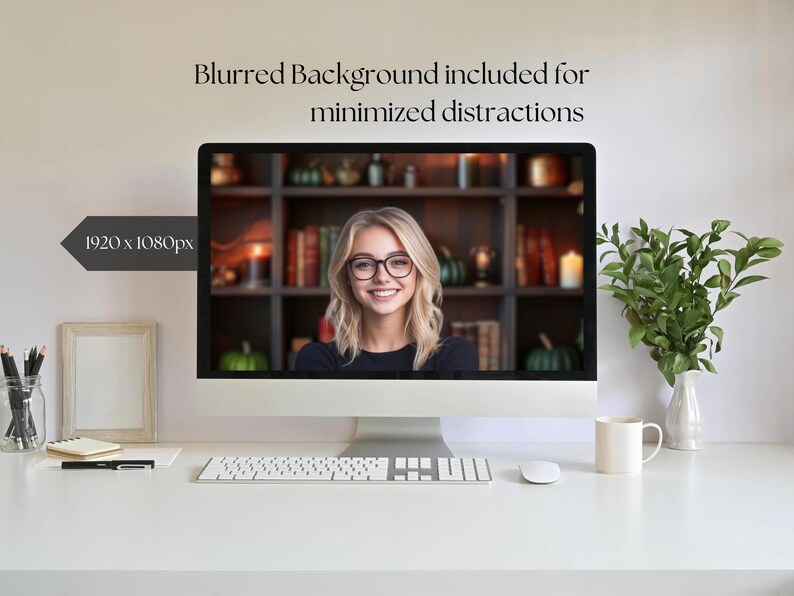 Cozy Fall Virtual Background for Zoom, Teams, Skype – Warm, Fall ...