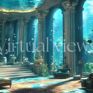 Underwater Palace Zoom Background | Fun & Immersive Virtual Backdrop ...