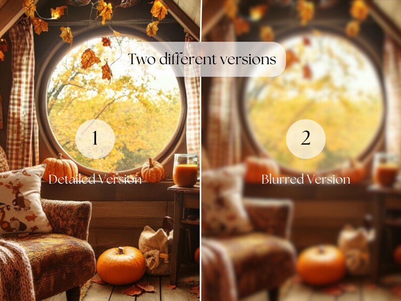 Cozy Autumn Attic Zoom Background: Fall Virtual Office (instant ...