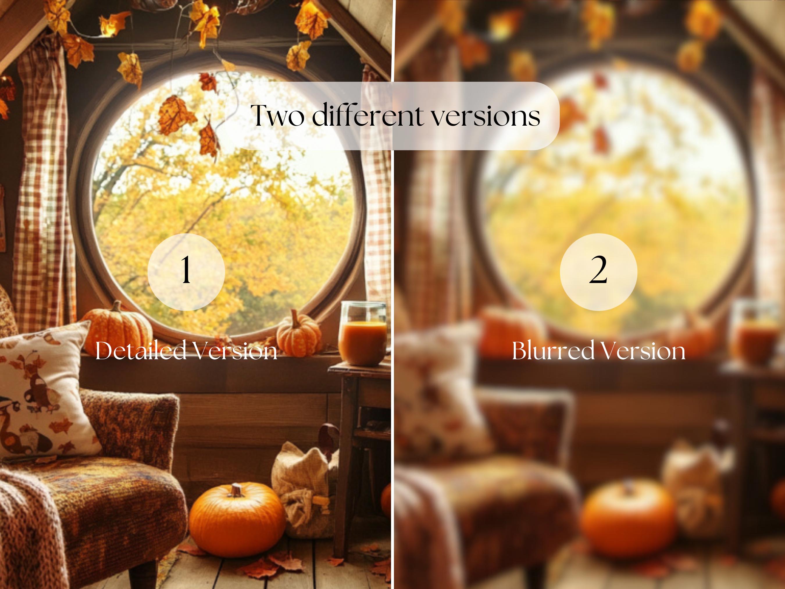 Cozy Autumn Attic Zoom Background: Fall Virtual Office (instant ...