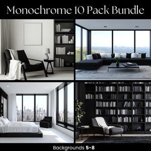 10 Monochrome Virtual Backgrounds, Perfect for Zoom, Teams, Google Meet ...