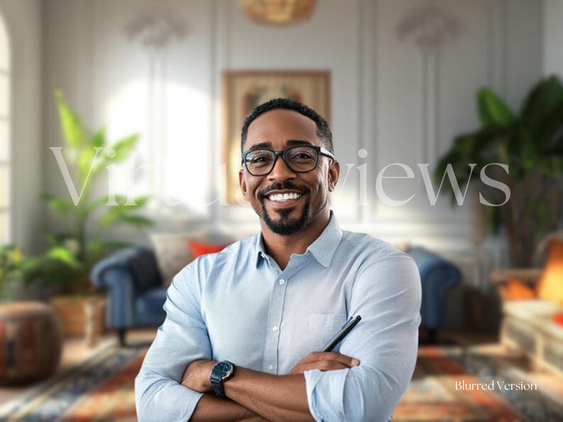 Colourful Living Space Zoom Background – Ideal for Zoom Calls ...