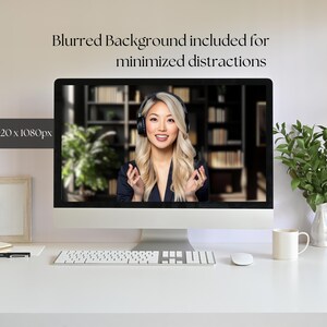 Bright Gold Bookcase Zoom Background, Virtual Office Backdrop, Video ...