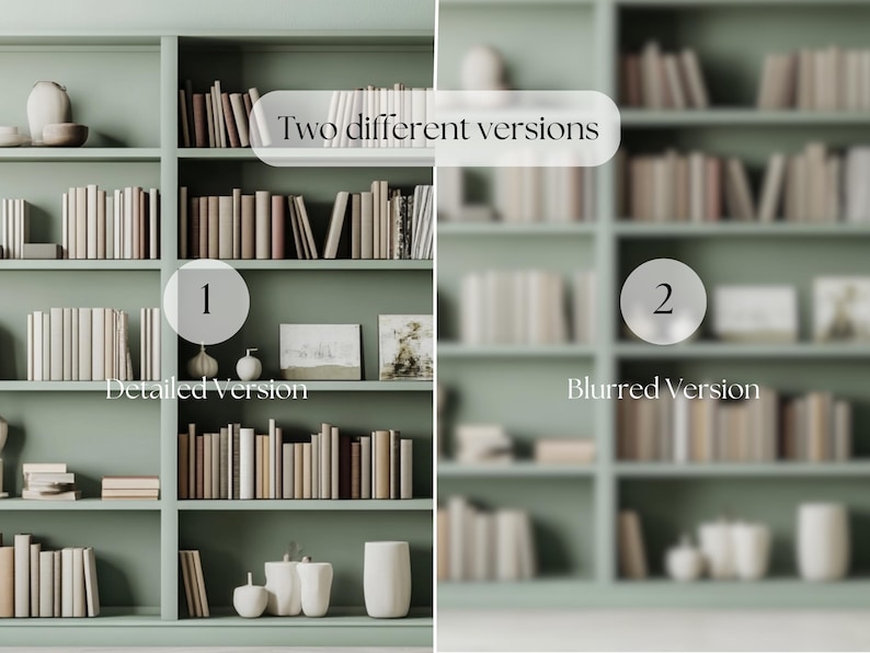 Zoom Background With Minimalist Bookcase for Microsoft Teams, Google ...