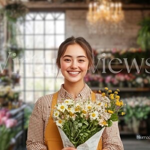 Florist Zoom Background for Virtual Meetings, Teams Meeting, Flower Shop Background - Etsy