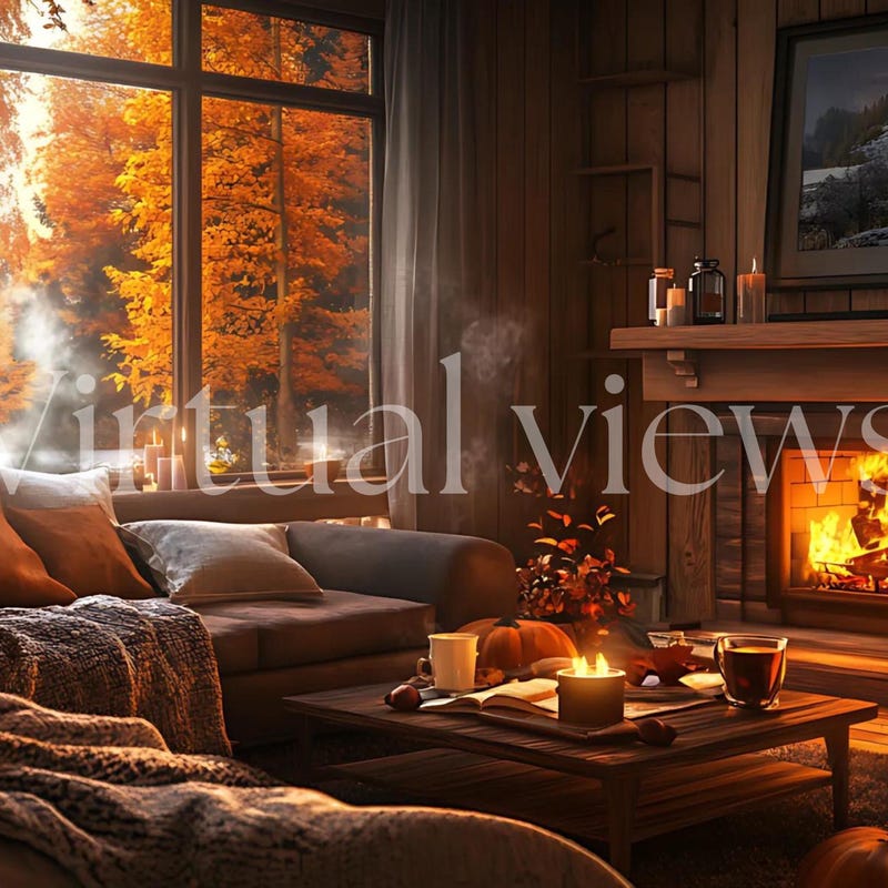 Fall Virtual Backgrounds for Teams - Etsy