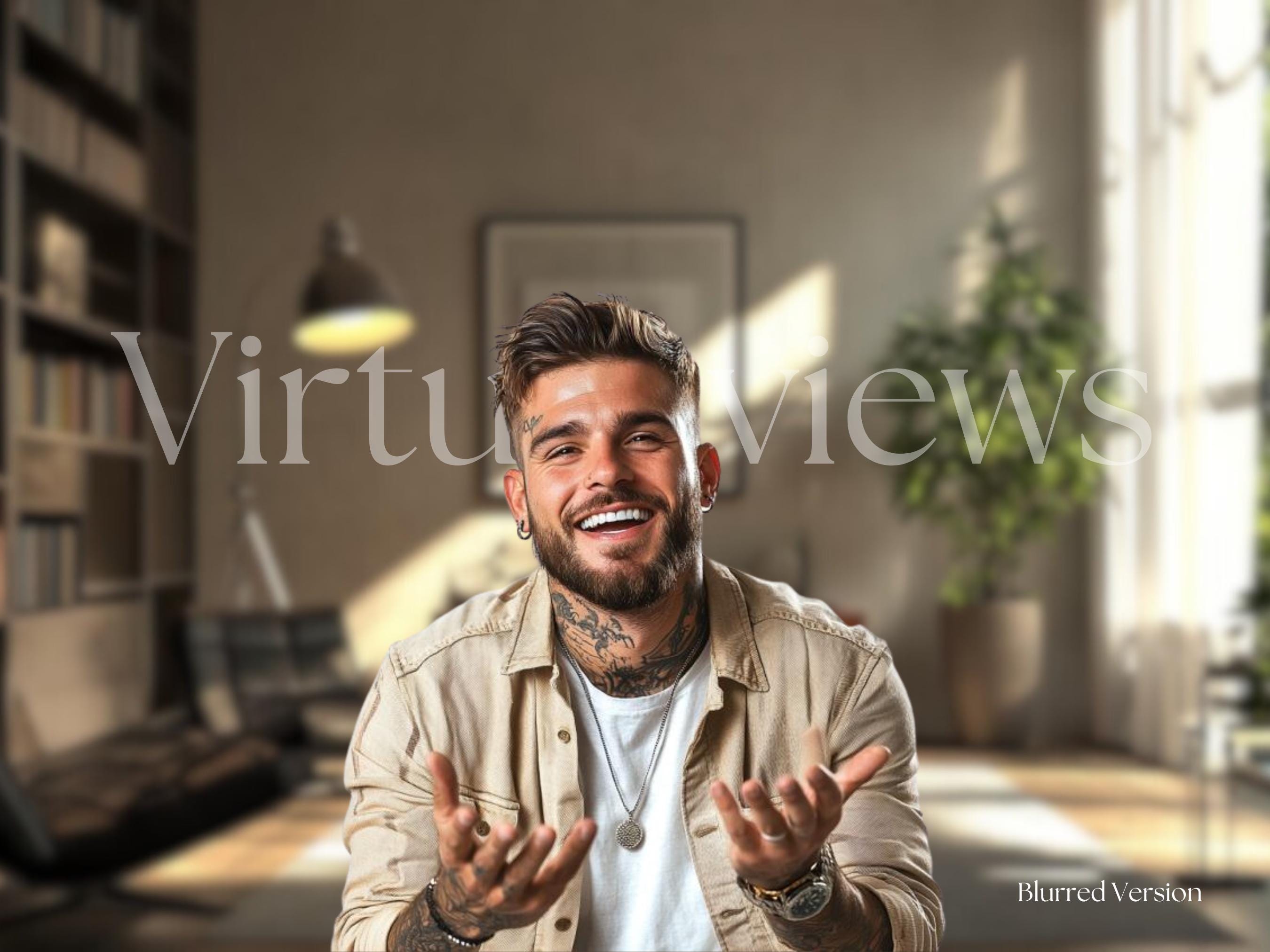 Industrial Loft Zoom Background - Professional Virtual Office for Zoom ...