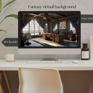 Pirate Ship Zoom Background | Adventure-filled Virtual Backdrop for ...