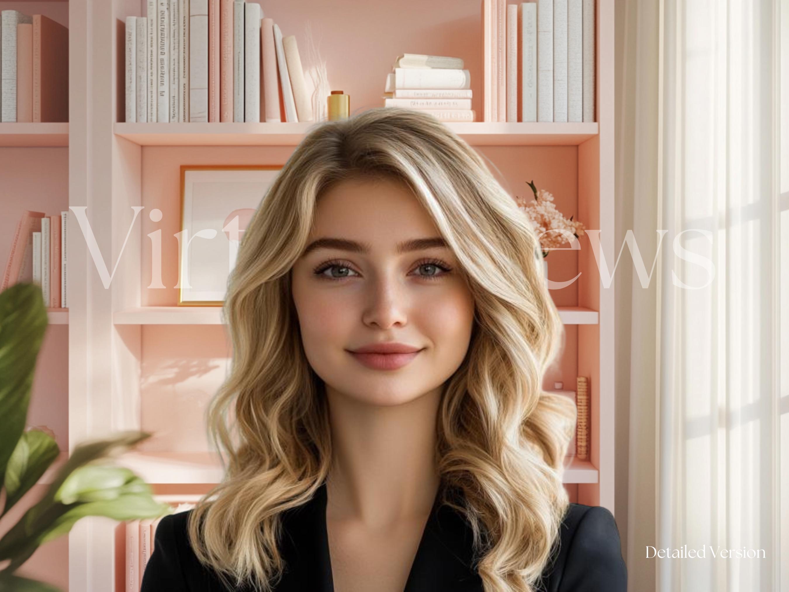 Light Pink Zoom Background, Microsoft Teams Background, Google Meet ...