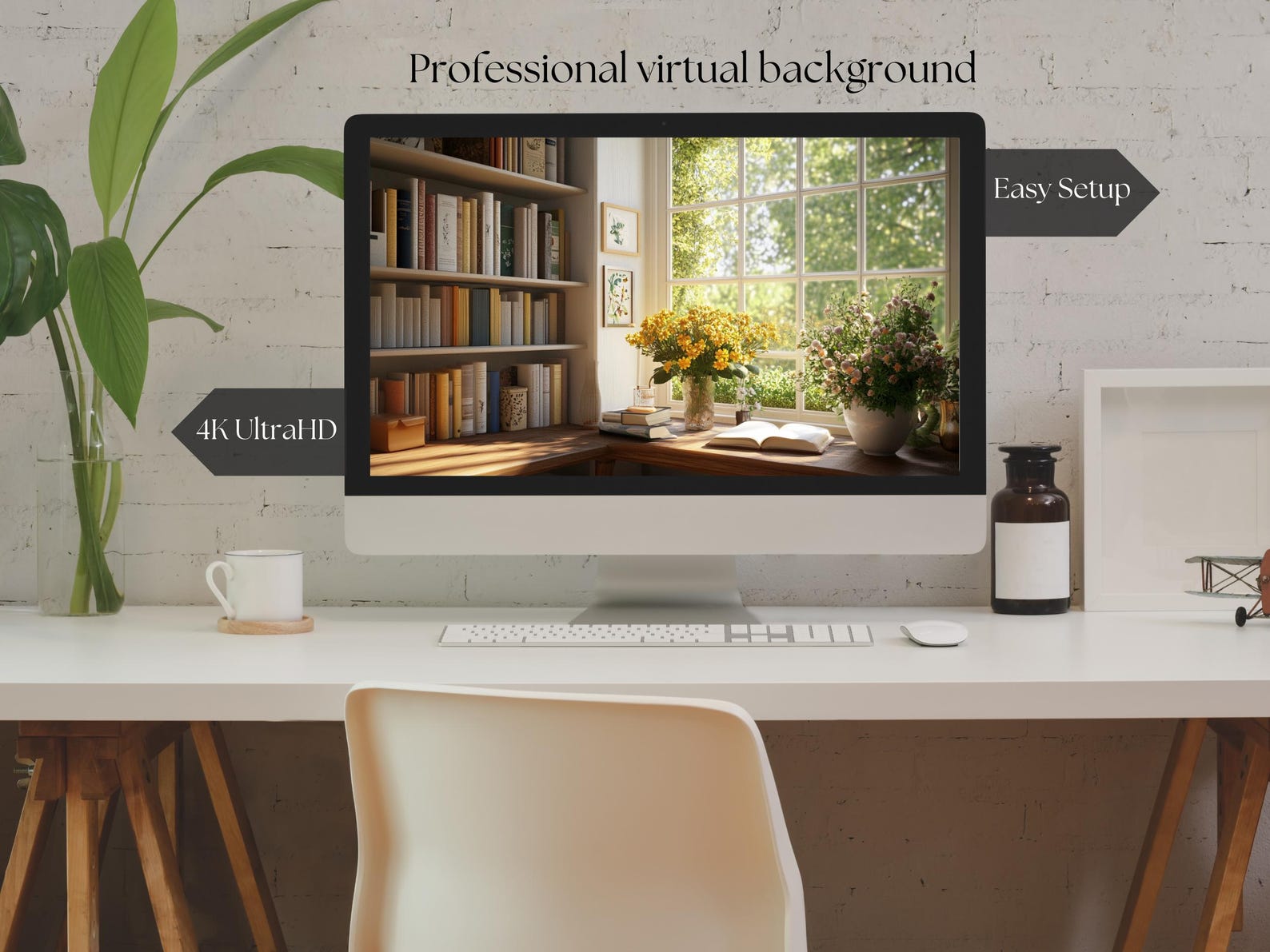Cottage Core Teams Background, Microsoft Teams, Cute Zoom Background ...