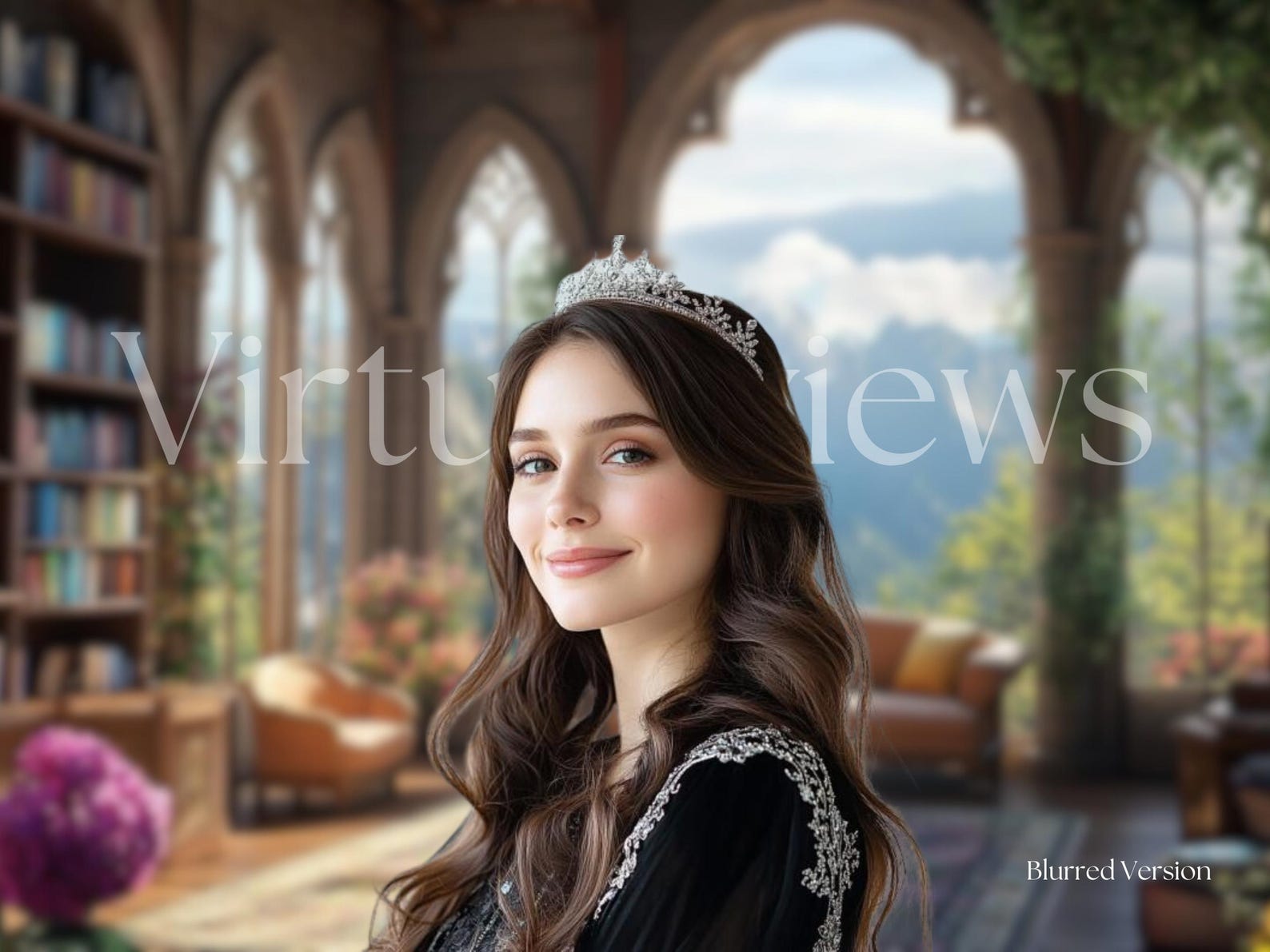Castle Fantasy Zoom Background: Medieval Virtual Backdrop - Etsy