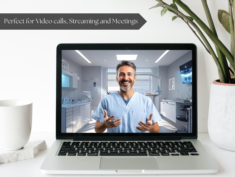 Dental Surgery Zoom Background for Professional Video Calls - Ideal for ...