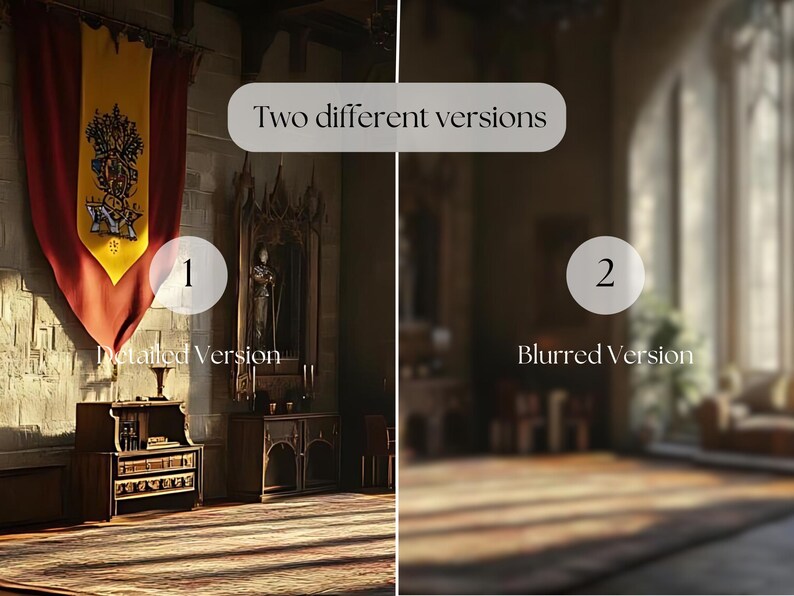 Fantasy Castle Zoom Background Enchanting Virtual Backdrop for ...