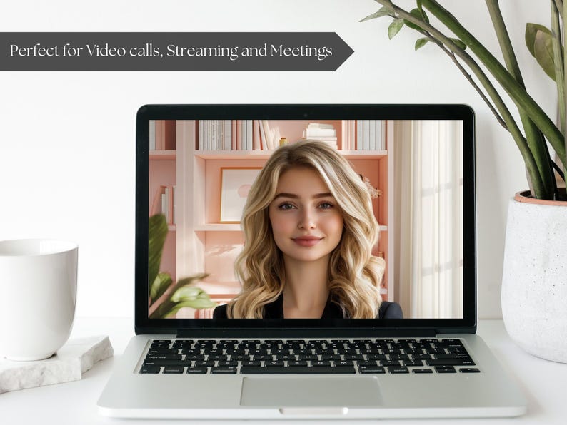 Light Pink Zoom Background, Microsoft Teams Background, Google Meet ...