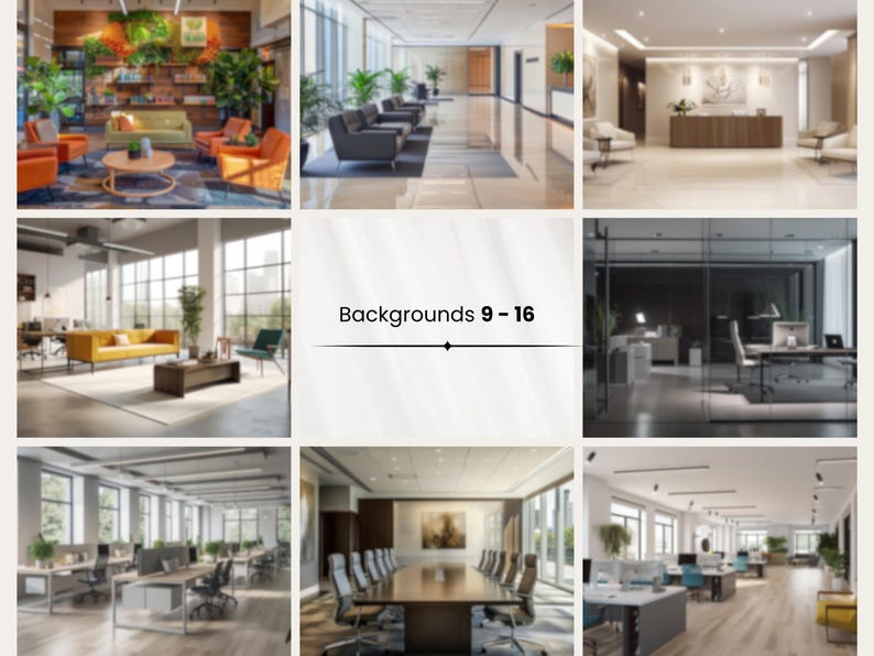 Professional Zoom Backgrounds: Virtual Office, Meeting & Interview ...