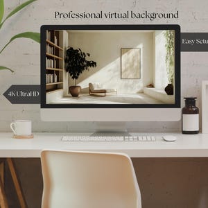 Minimalistic Virtual Background for Zoom/teams/google Meet - Perfect ...