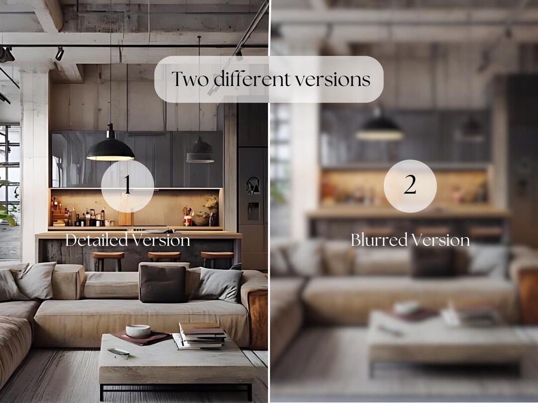 Loft Apartment Virtual Background, Perfect for Zoom Meetings, Teams ...