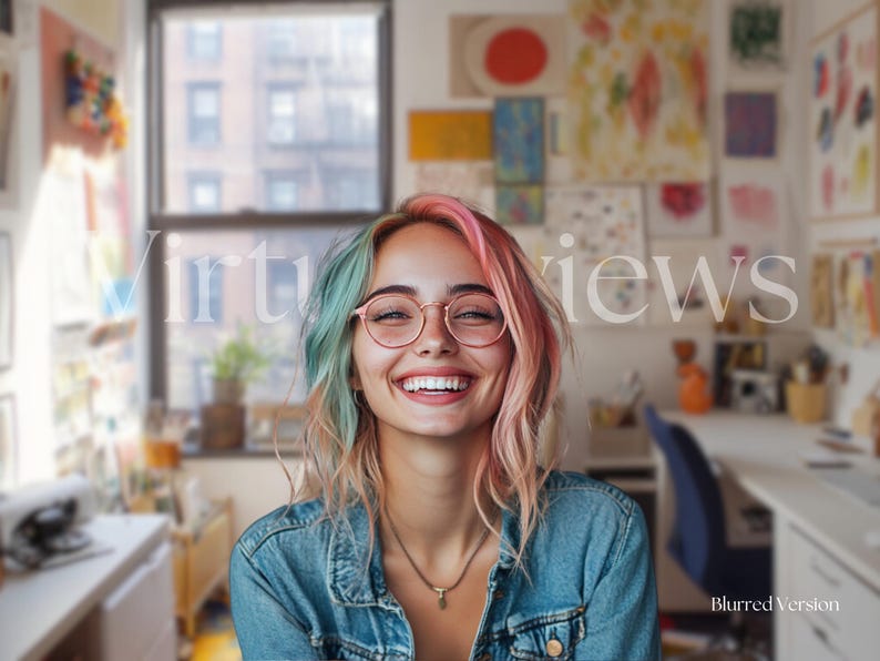 Artistic Zoom Background | Professional Virtual Backdrop for Teams ...