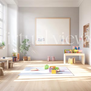 Teacher's Classroom Zoom Background | Virtual Classroom Decor | Online ...