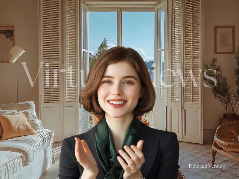 French Apartment Zoom Background: Stylish Virtual Meeting Backdrop - Etsy