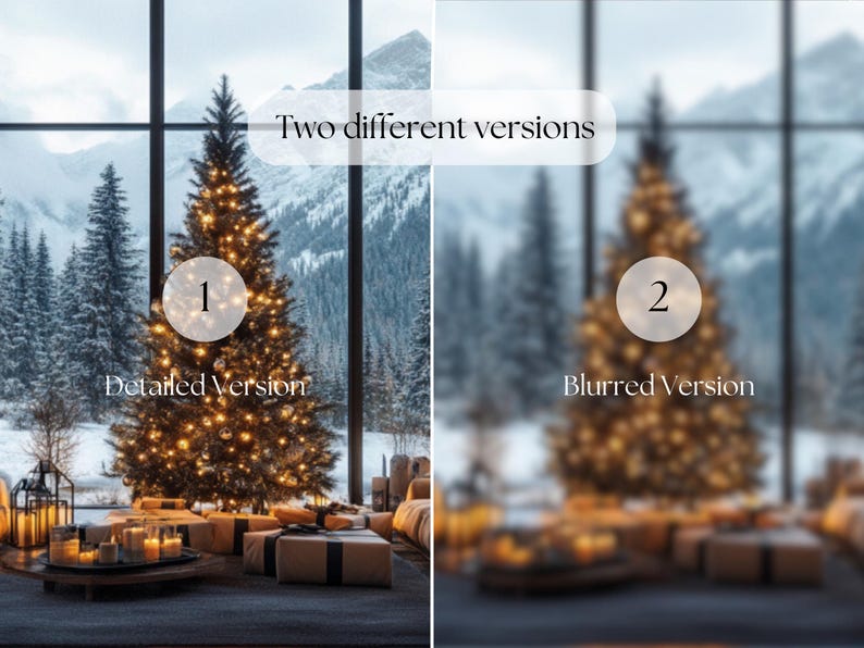 Modern Christmas Zoom Background - Festive Virtual Backdrop for Zoom ...