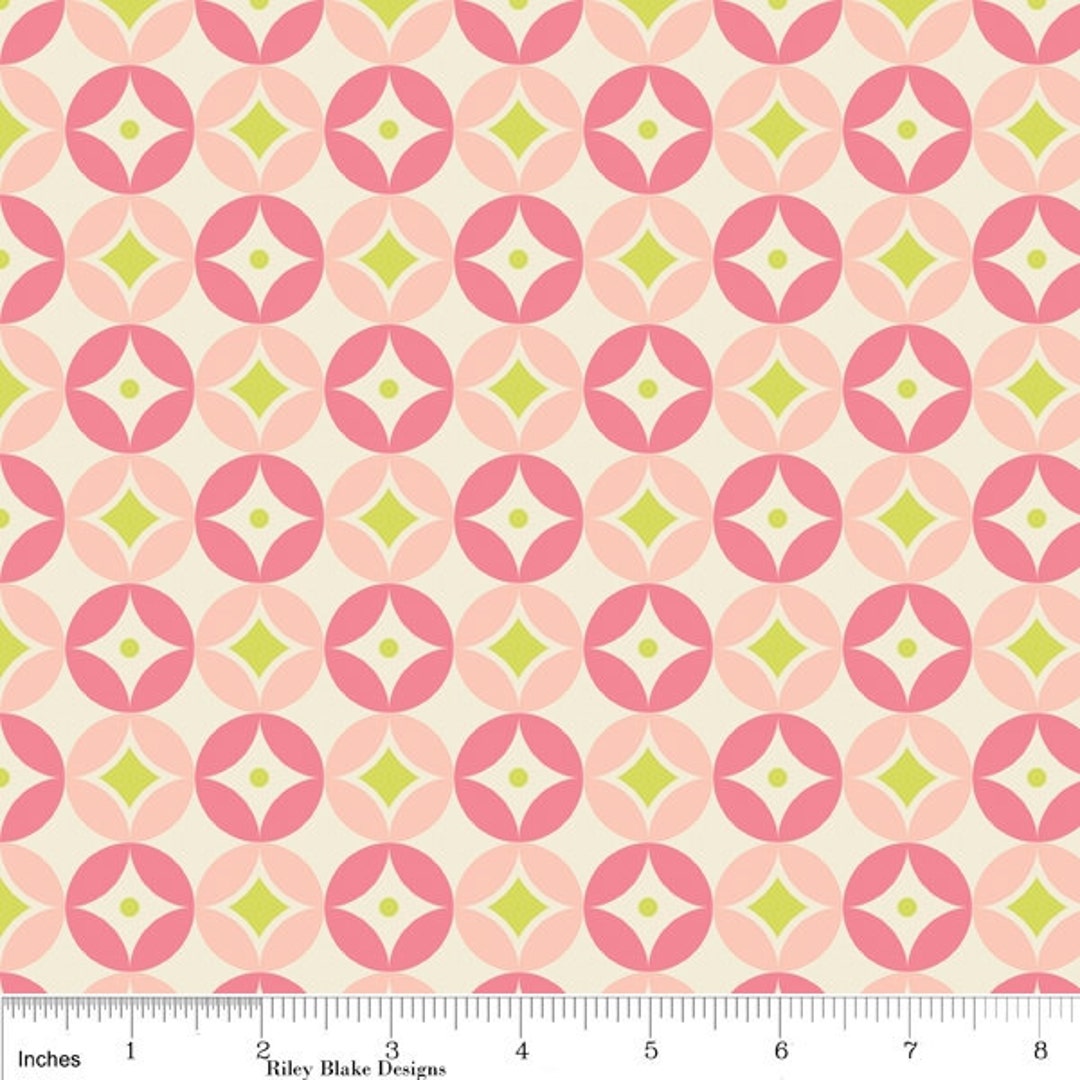 Pink Diamonds Sweet Nothings Fabric by Riley Blake C5003 Pink 100% ...