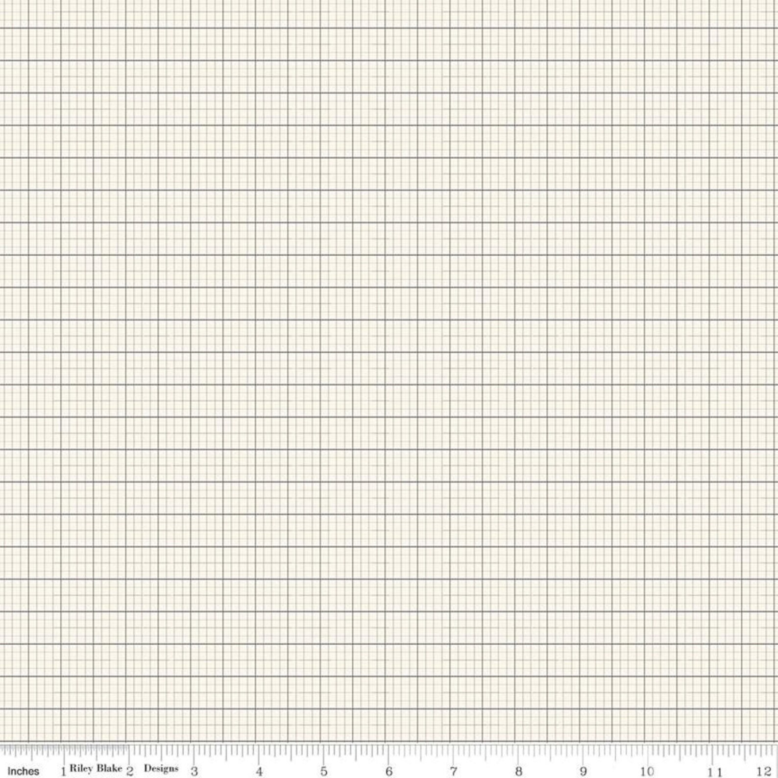 My Heritage Grid Cream Fabric by Riley Blake C9795- 100% Cotton Fabric ...