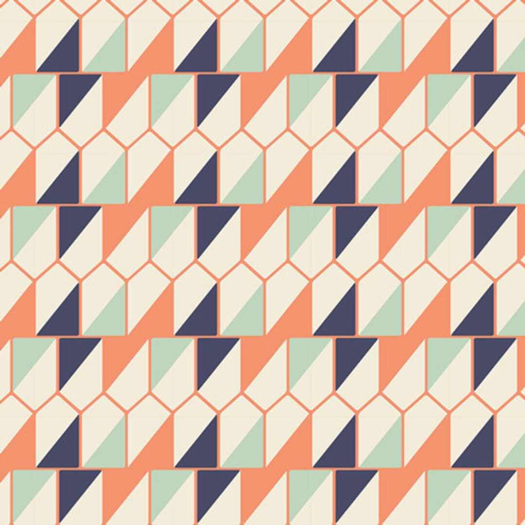 Art Gallery Knit Seed Packet Shadow - Stretch Jersey Knit - Art Gallery ...